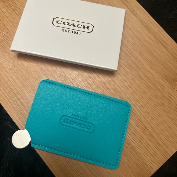 Coach | Other | Gwp Coach Teal Compact Mirror | Poshmark
